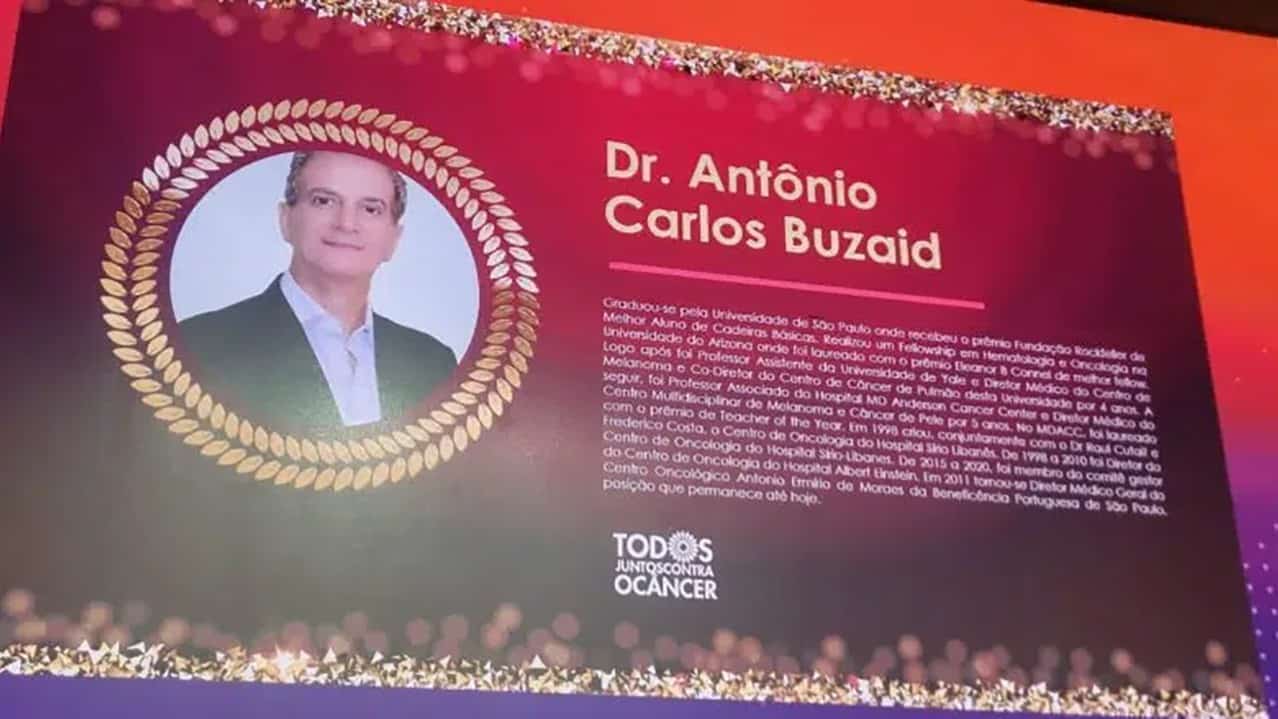 Fundadores do Instituto Vencer o Câncer são homenageados no lançamento ...